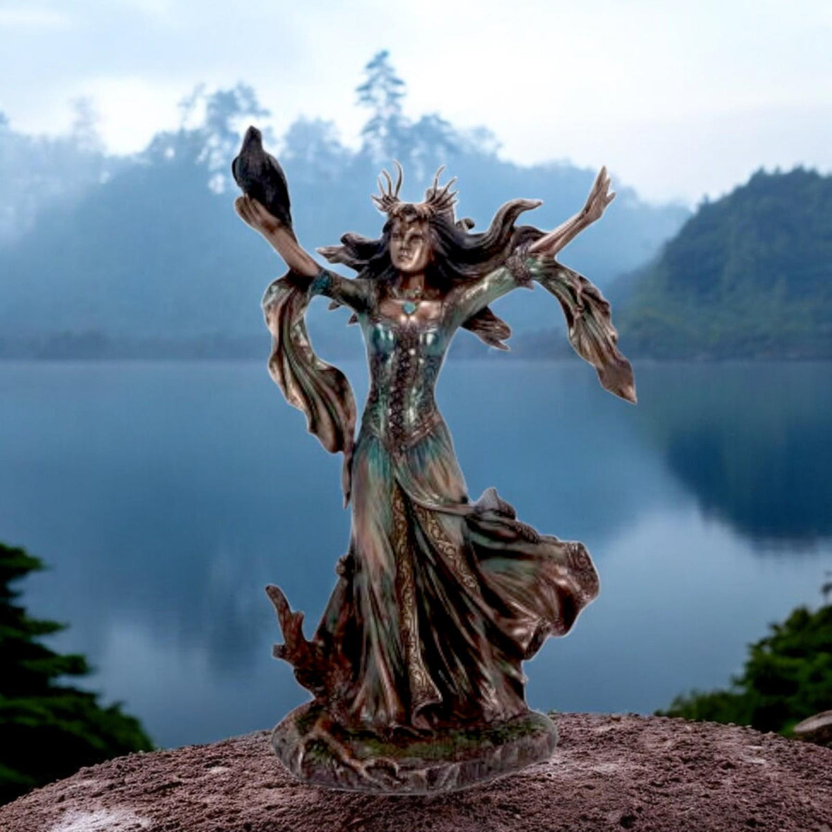 Morgan Le Fay Statue - Celtic Mythology Ornament 25cm – OsirisTradingUK