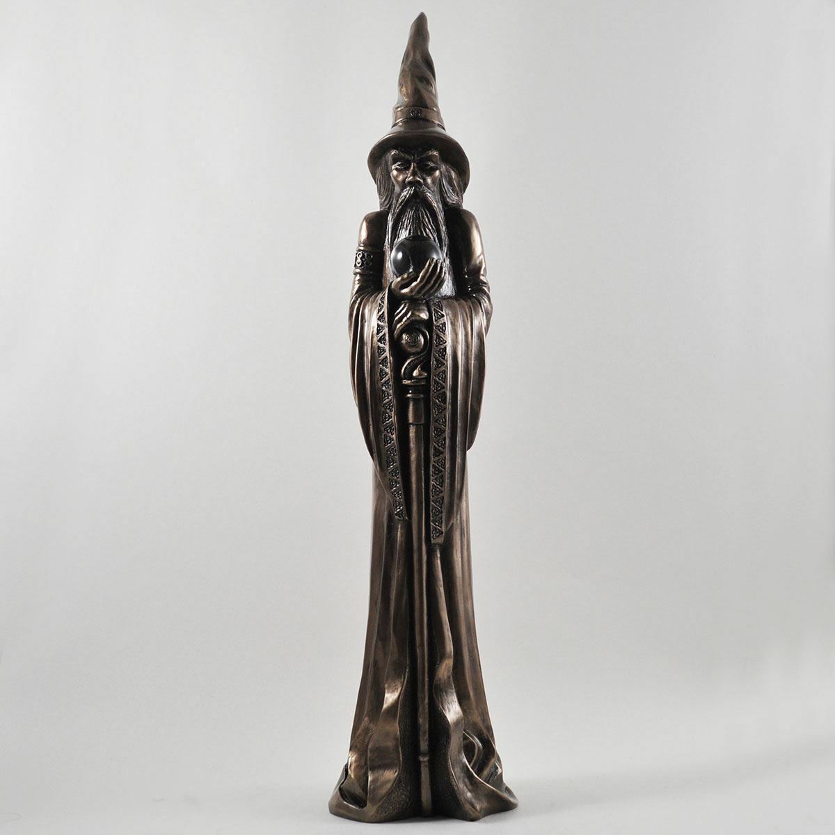 Superb Tall Merlin Wizard Statue By Design Clinic Scuplture Figurine P ...
