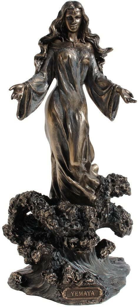 Bronze Yemaya Statue - Yoruba Goddess Figurine – OsirisTradingUK